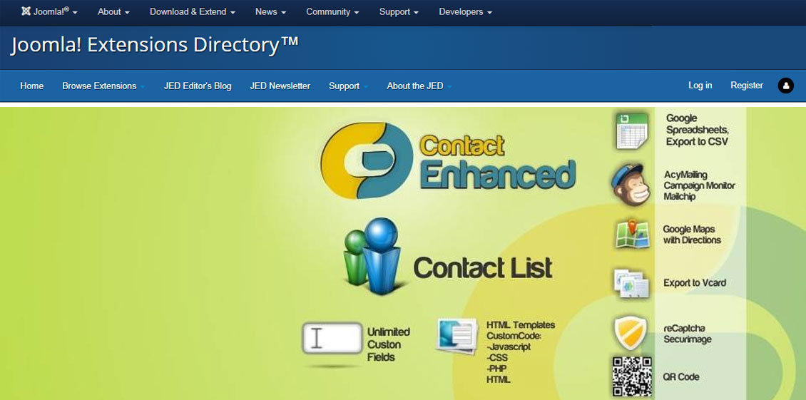 Top 5 Contact Forms Extensions for Joomla Websites